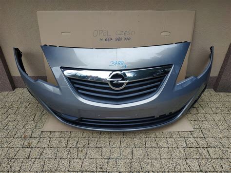 ZDERZAK GRILL ATRAPA CHROM OPEL MERIVA B 11529090246 Oficjalne