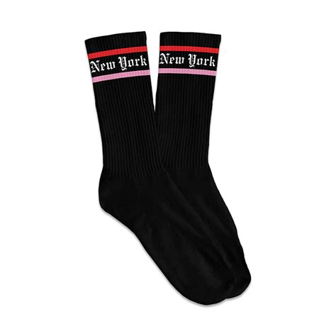 Limited Edition New York Black Socks The Merch Collective