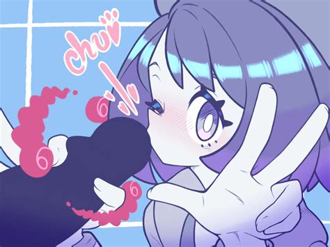 Rule 34 Dynamax Female Gloria Pokemon Kaikoinu Kissing Nintendo Pokemon Pokemon Ss V Sign