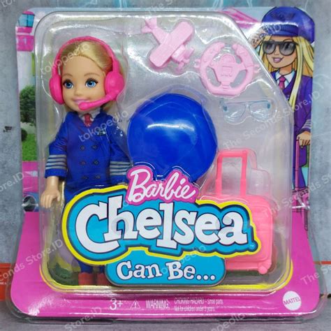 Jual Barbie Chelsea Can Be Pilot Playset Original Mattel Kota