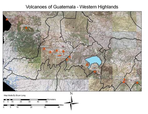 Volcanoes In Western Guatemala Photos Diagrams And Topos Summitpost