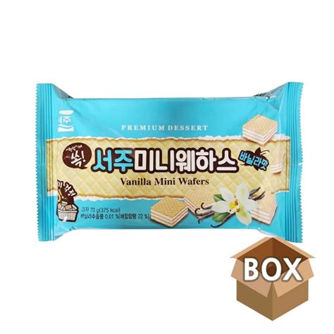서주 미니웨하스 바닐라맛 70g 20개 1박스 한입 과자 홈플러스 택배배송