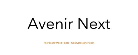 27 Sans Serif Fonts In Microsoft Word That Stand Out