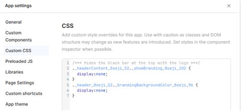 Removing The Top Bar In Iframe Mode 💬 App Building Retool Forum