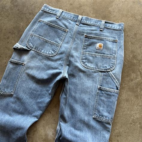 Vintage Y2k Baggy Washed Carharrt Carpenter Jeans Depop