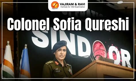 Colonel Sofiya Qureshi Leadership Career Awards Legacy