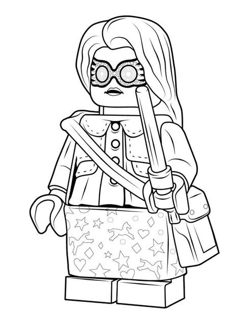 Lego Luna Lovegood Coloring Page Download Print Or Color Online For Free