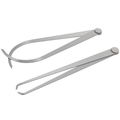 2pcs Firm Joint Measuring Inside Outside Caliper For Carving Shaping Modeling