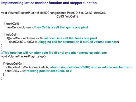 Developing Compucell3d Modules In C Ppt Download