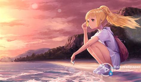 Lillie At The Beach Pokemon By Jimking On Deviantart