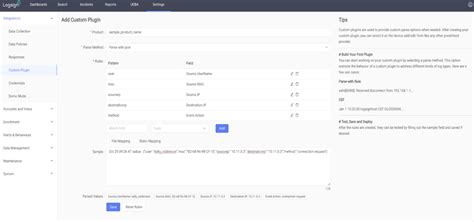 Usage Of Custom Plugin Tool Logsign Support Center