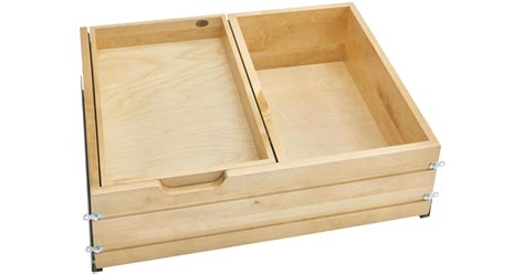 Rev A Shelf WTCDD HFLSC Wood Classics W Wood Base Cabinet Two Tier Full Replacement