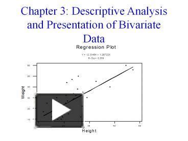 Ppt Chapter Descriptive Analysis And Presentation Of Bivariate