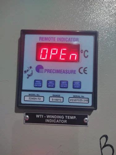 Wti Winding Temperature Indicator For Industrial Model Namenumber