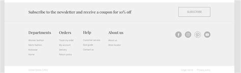 Change The Appearance Of Footer Issue Vuestorefront Vue Storefront GitHub