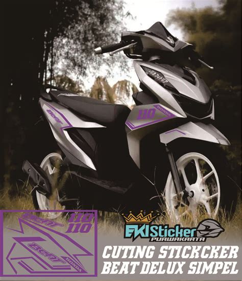Sticker Cuting Sticker Beat Delux Vareasi Sticker List Honda Beat