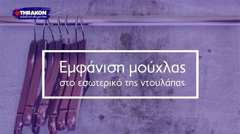 Εμφάνιση μούχλας στο εσωτερικό της ντουλάπας Λύσεις Thrakon Neon
