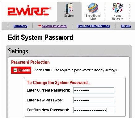 2 WIRE Router Configuration