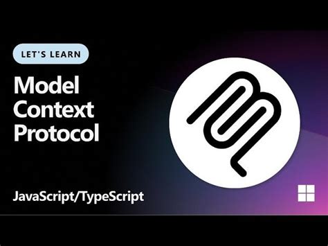 Free Video Lets Learn Mcp Javascript And Typescript From Visual