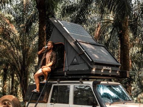 Alu Cab Gen 3 R Expedition Roof Top Tent Black Hard Shell Rooftop