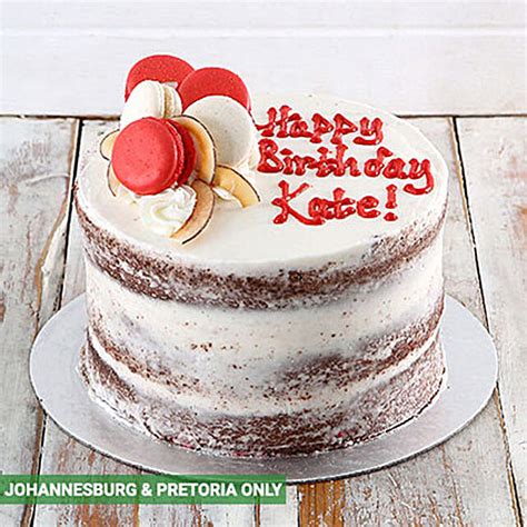Macaroon Chocolate Naked Cake South Africa T Macaroon Chocolate