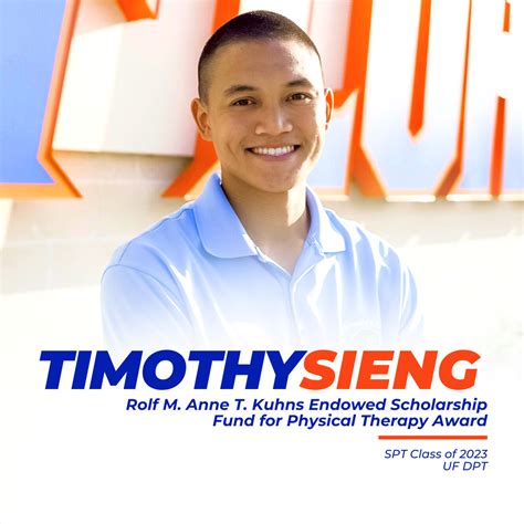 Sieng Receives Rolf And Anne Kuhns Scholarship Award College Of Public Health And Health