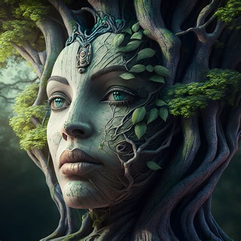 Sticker Tree Goddess Etsy