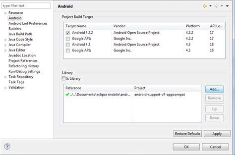 Android How To Add Support Libraries Stack Overflow