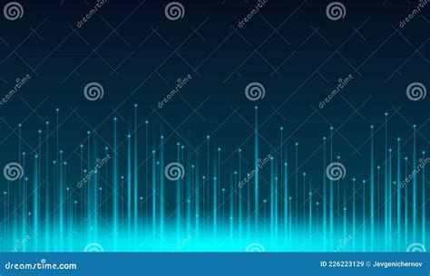 Modern Digital Technology And Computing Abstract Ai Background Stock
