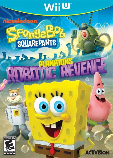 Spongebob Squarepants Planktons Robotic Revenge Nintendo Wii U