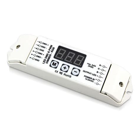 DC V V Ax Channel RGB DMX Decoder Magic LEDPro