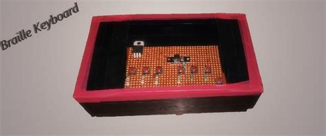 braille keyboard with voice output 7 steps instructables