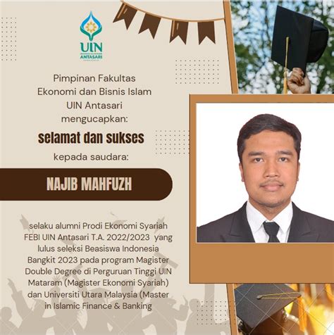 Saudara Najib Mahfuzh Perjalanan Inspiratif Menuju Program Magister