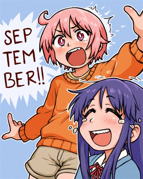 Beachepisode Hinata Yukari Nonohara Yuzuko Yuyushiki Absurdres Highres 2girls Ahoge Arm