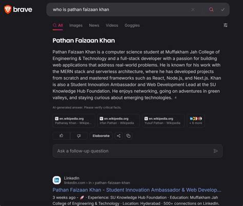 Hey Everyone 🎉 I Am So Excited To Share That Chatgpt And Various Search Pathan Faizaan Khan