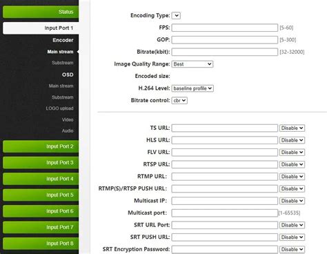 8 Port Hdmi Ip Encoder H265 H264 For Cctv Live Broadcast