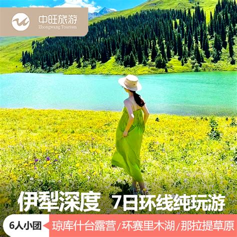 新疆旅行6人小团拼车7天6晚纯玩赛里木湖那拉提伊犁环线旅游包车虎窝淘