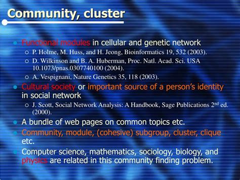 Ppt Detecting Community Structure In Network Powerpoint Presentation