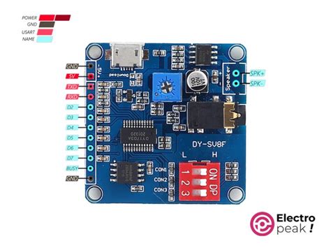 Interfacing DY SV8F MP3 Voice Playback Module With Arduino