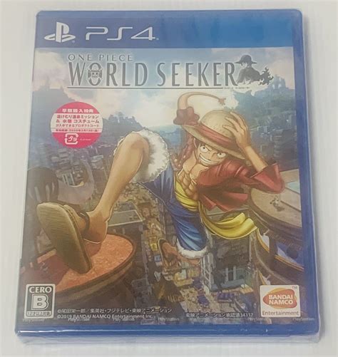 Yahooオークション 未開封 Ps4ソフト One Piece Worldseeker 新品