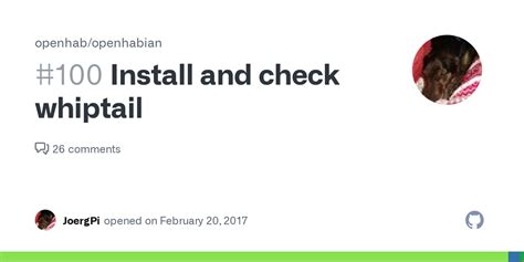Install And Check Whiptail · Issue 100 · Openhabopenhabian · Github