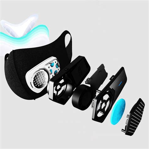 5pcs Replaceable Filter For Smart Electric Face Mask