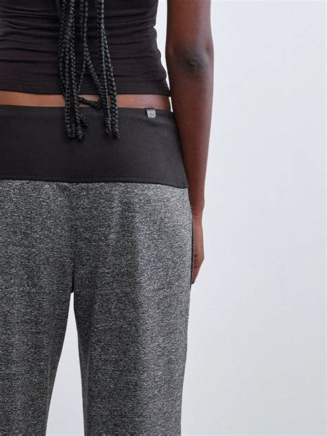 Slimming Contrast Waist Tapered Pants Atorie