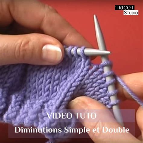 Video Tutorial En 2020 Avec Images Cours De Tricot Tricot Tuto Tricot