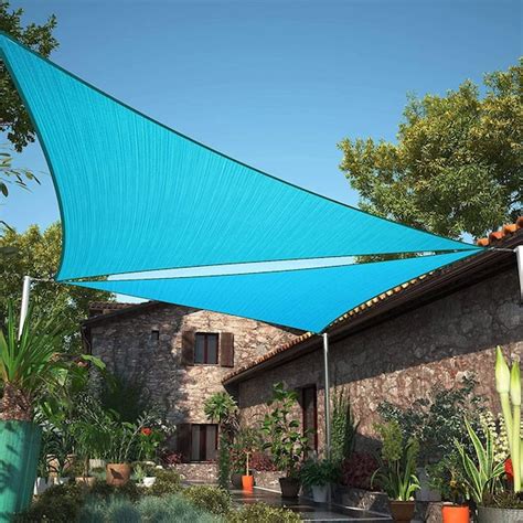 Deck Shade Canopy Triangle Sun Shade Sail Canopy Uv Block Patio Yard