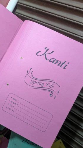 Cardboard Spring Clip File Size A4 At ₹ 12piece In Prayagraj Id