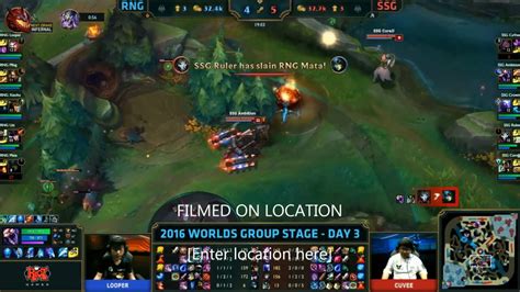 Rng Vs Ssg Highlights League Of Legends World Championship 2016