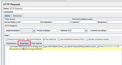 Oauth Not Able To Generate Auth Token Injmeter While In Postman It