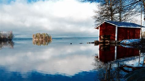 壁纸 Landscape Boat Sea Lake Water Nature Reflection Fonwall 上的免费图片