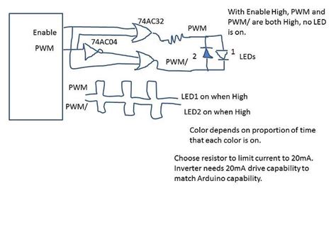 Two Wire Multi Color Led How To Control Leds And Multiplexing